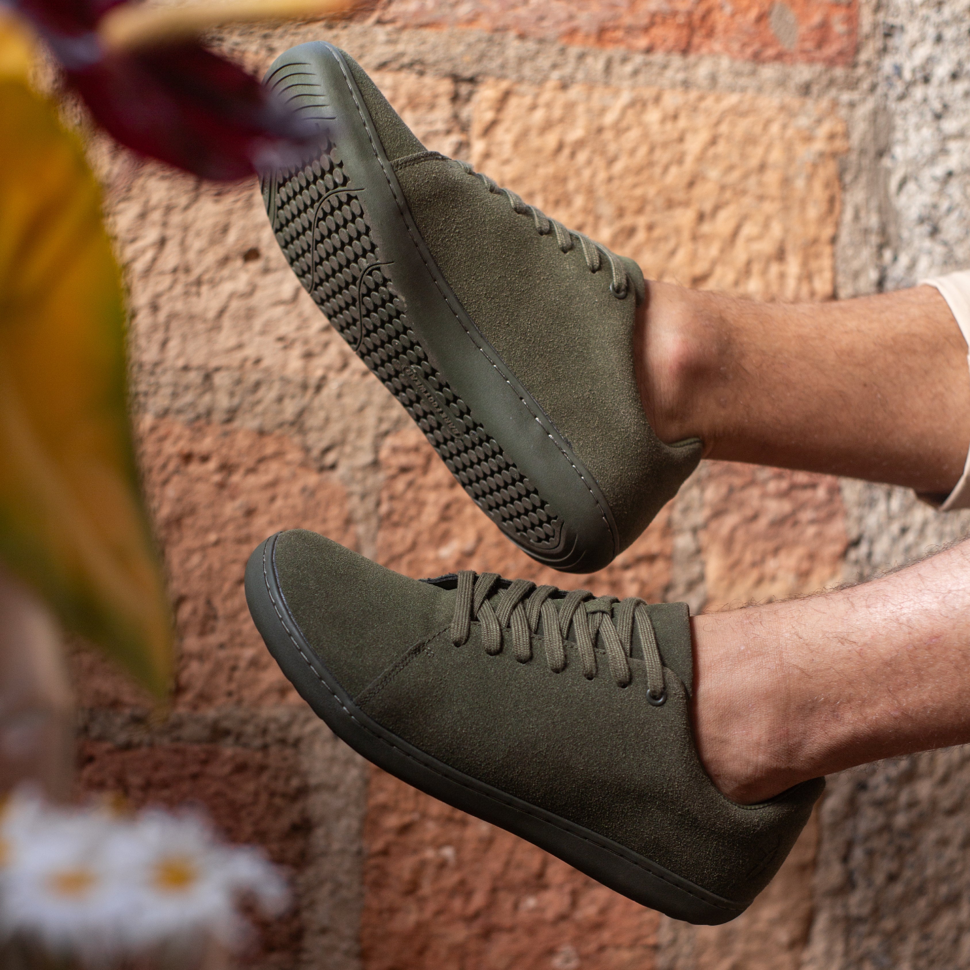 Bareshoes Casual Suede - Green – Bare Footwear